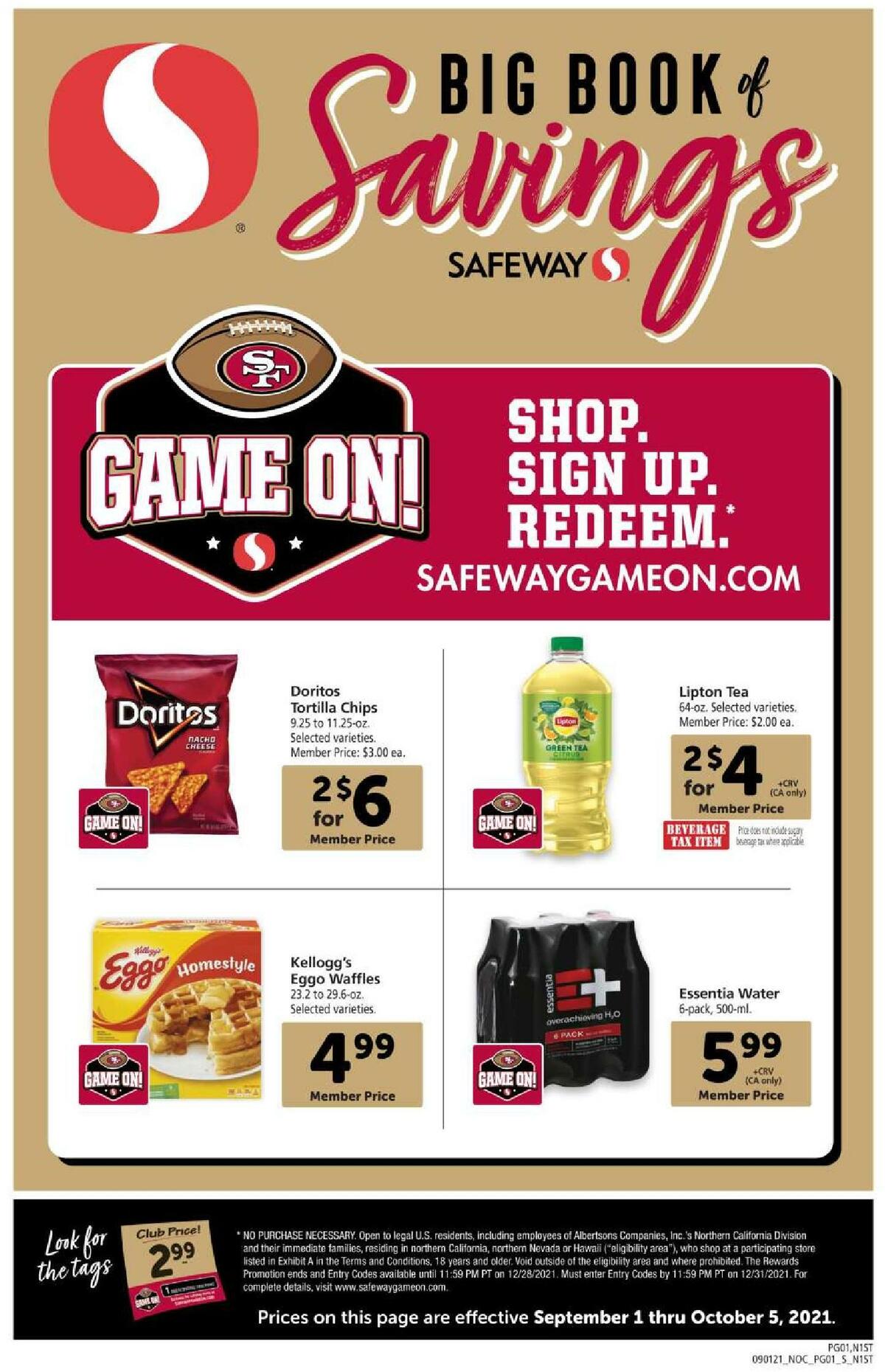 Safeway Big Book of Savings Weekly Ads & Special Buys from September 1