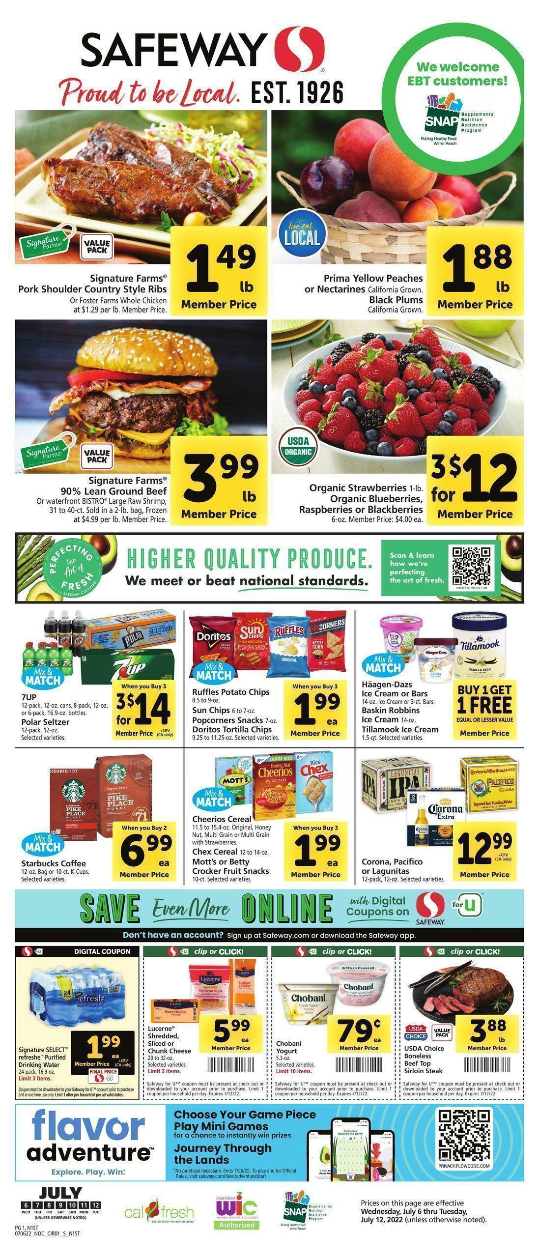 Safeway Weekly Ads & Special Buys from July 6
