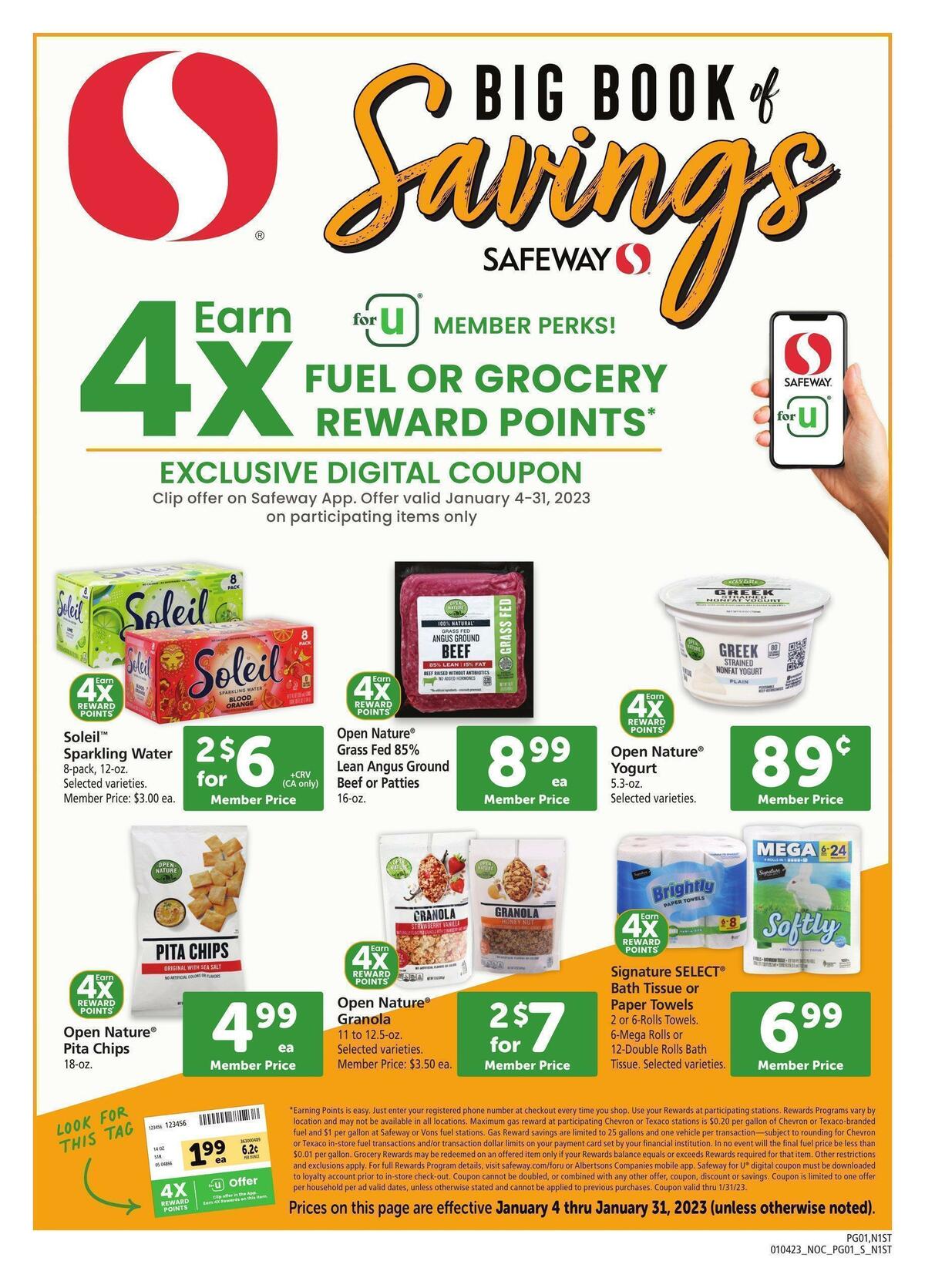 Safeway Big Book of Savings Weekly Ads & Special Buys from January 4