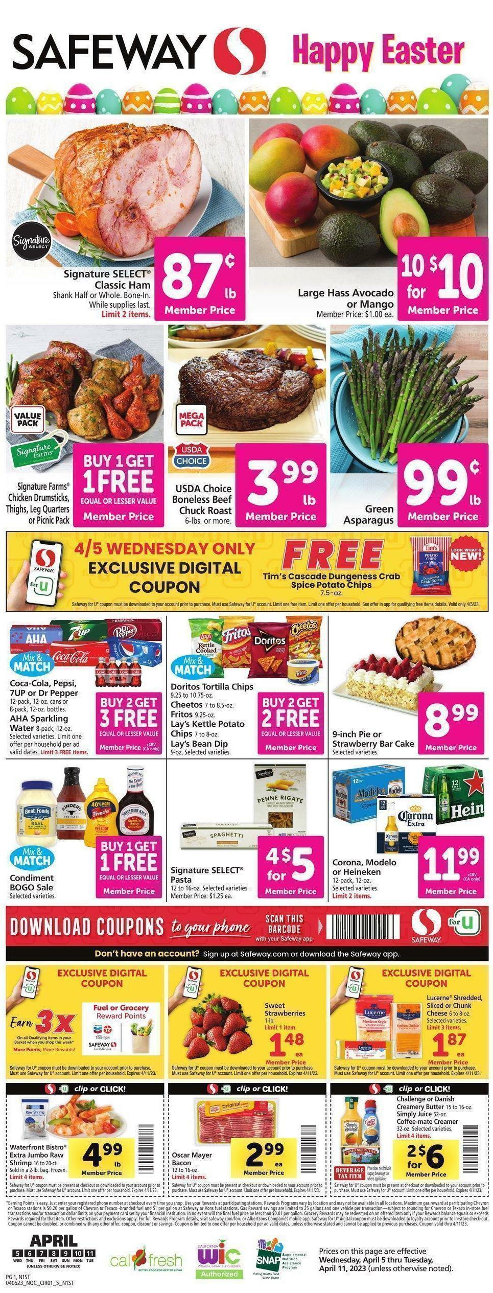 Safeway Weekly Ads & Special Buys from April 5