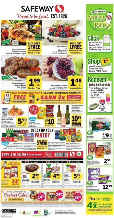 Safeway - Monte Vista & Countryside, Turlock, CA - Hours & Weekly Ad