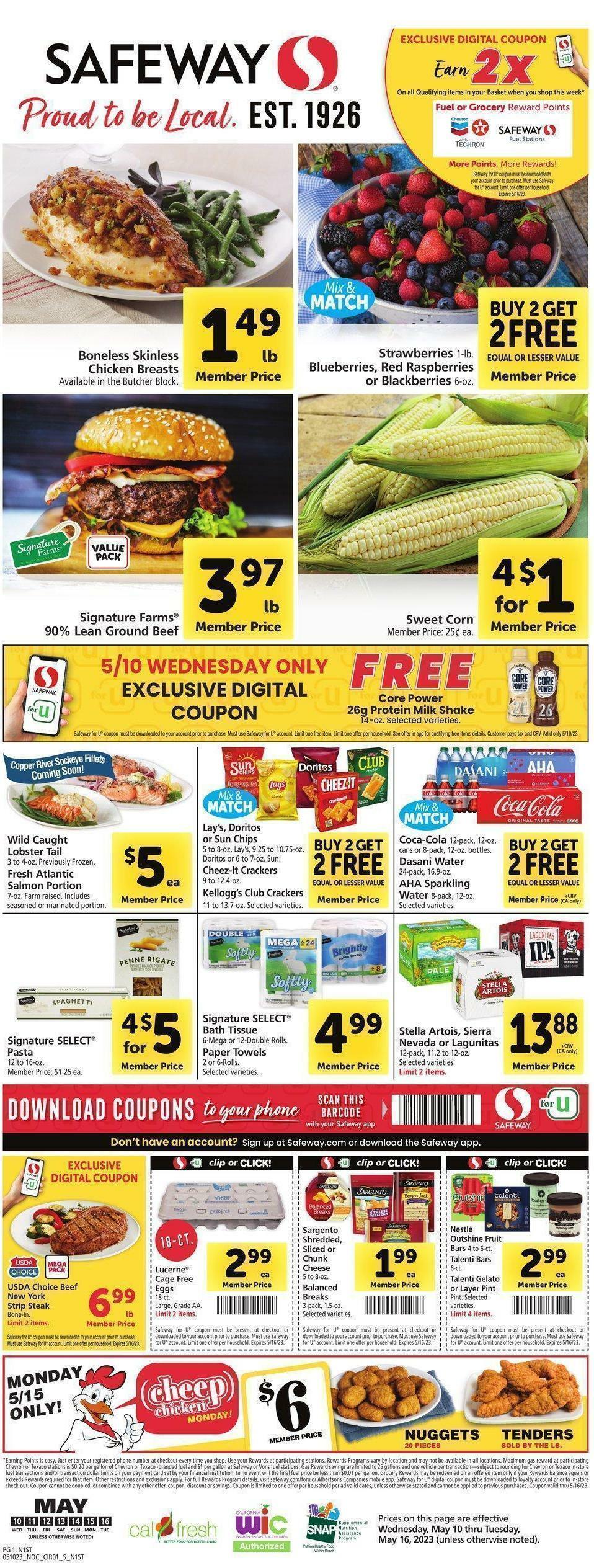 Safeway Weekly Ads & Special Buys from May 10