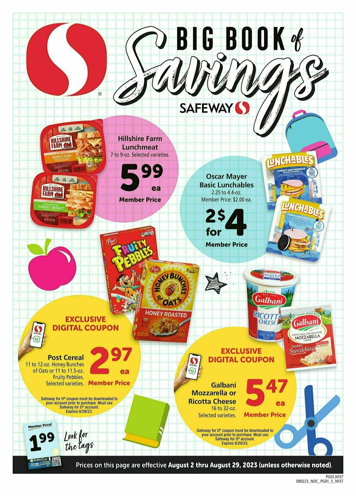 Safeway Big Book of Savings Weekly Ads & Special Buys from August 2