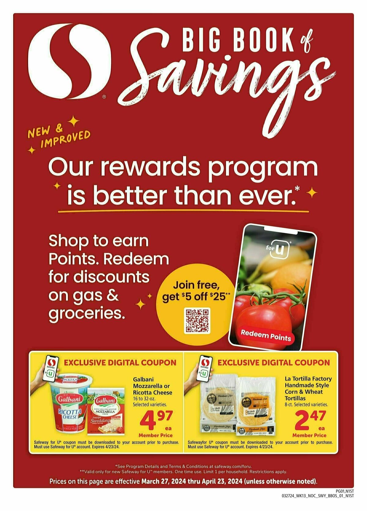 Safeway Big Book of Savings Weekly Ads & Special Buys from March 27