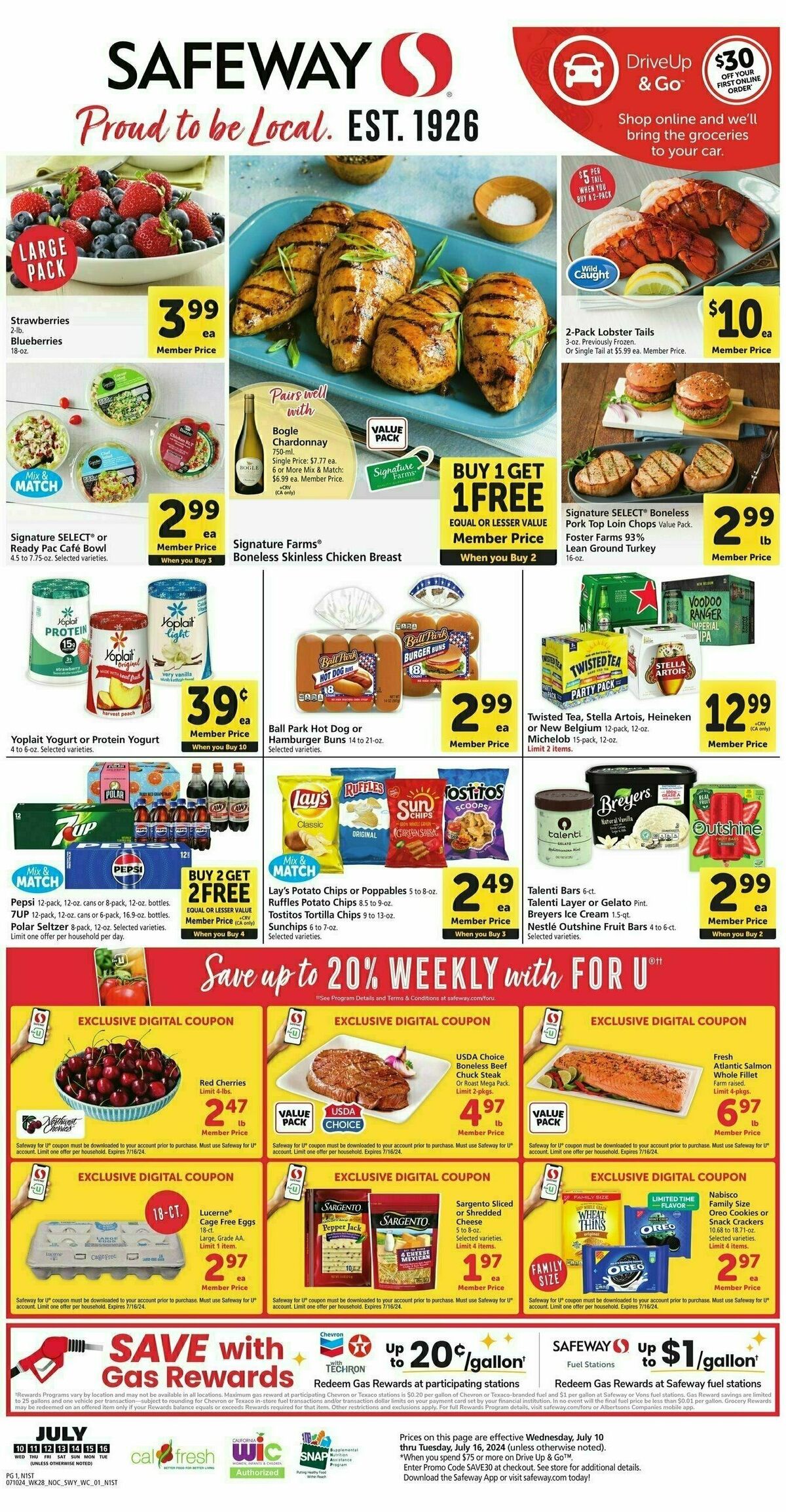 Safeway Weekly Ads & Special Buys from July 10