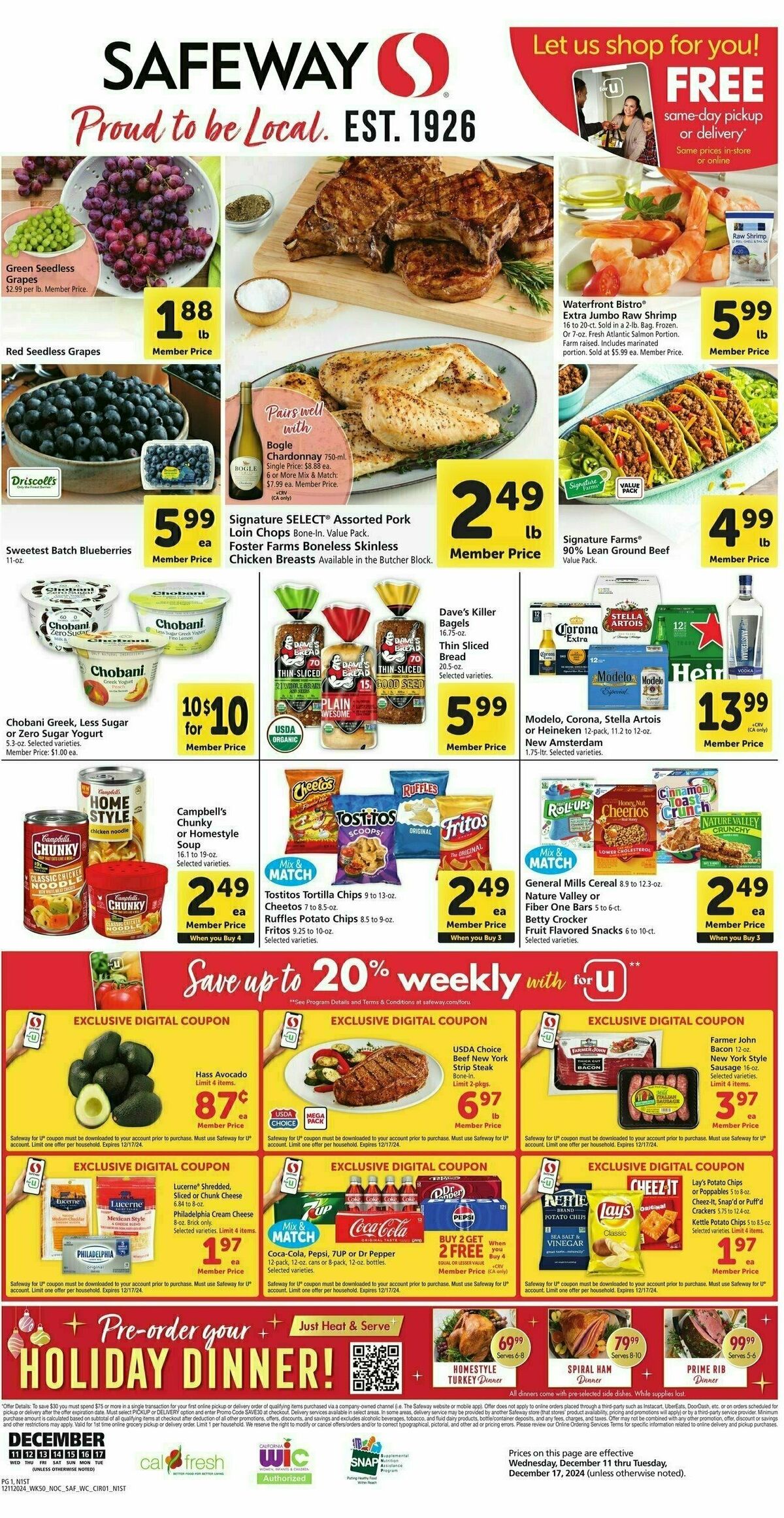 Safeway Weekly Ads & Special Buys from December 11