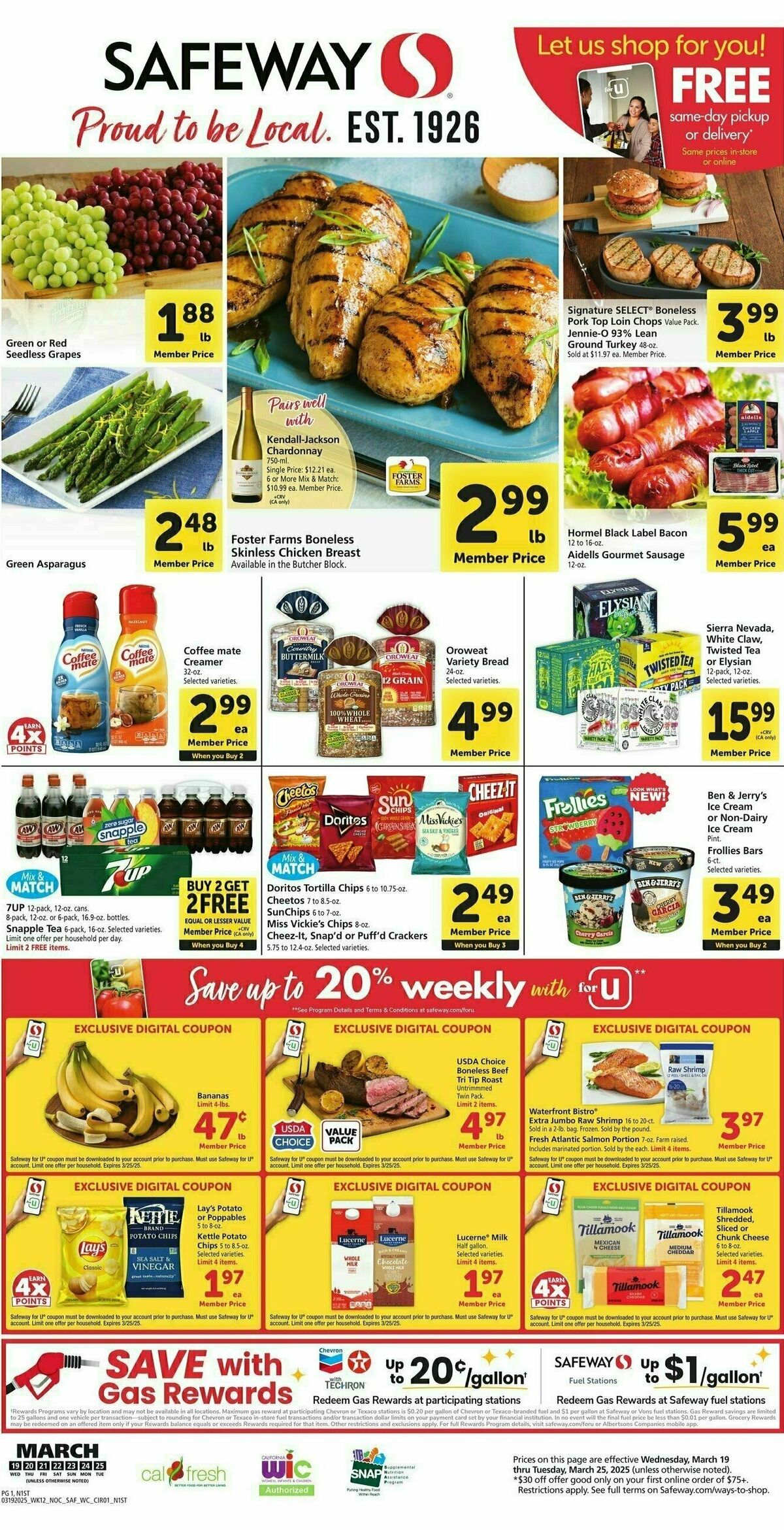 Safeway Weekly Ads & Special Buys from March 19