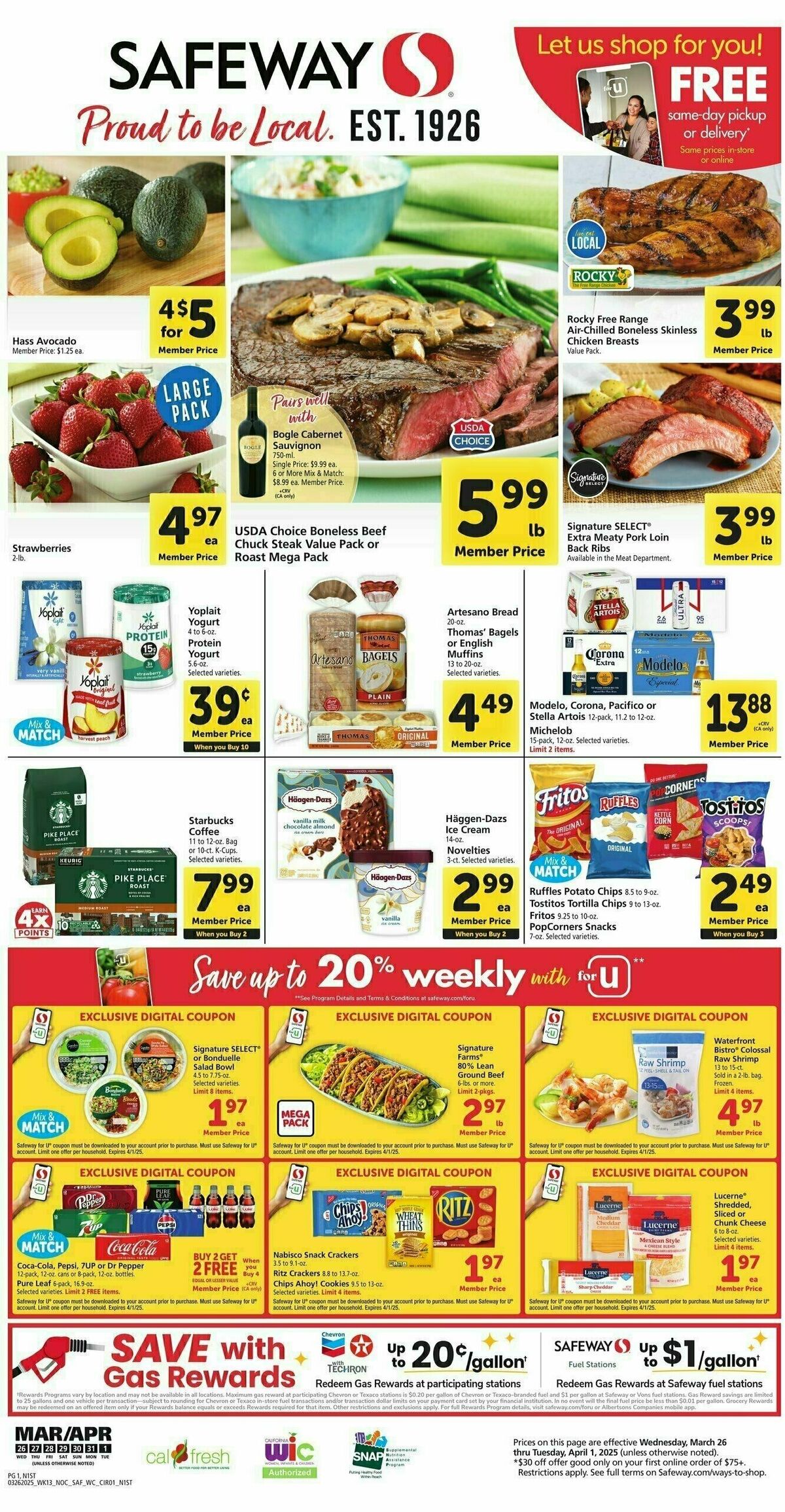 Safeway Weekly Ads & Special Buys from March 26