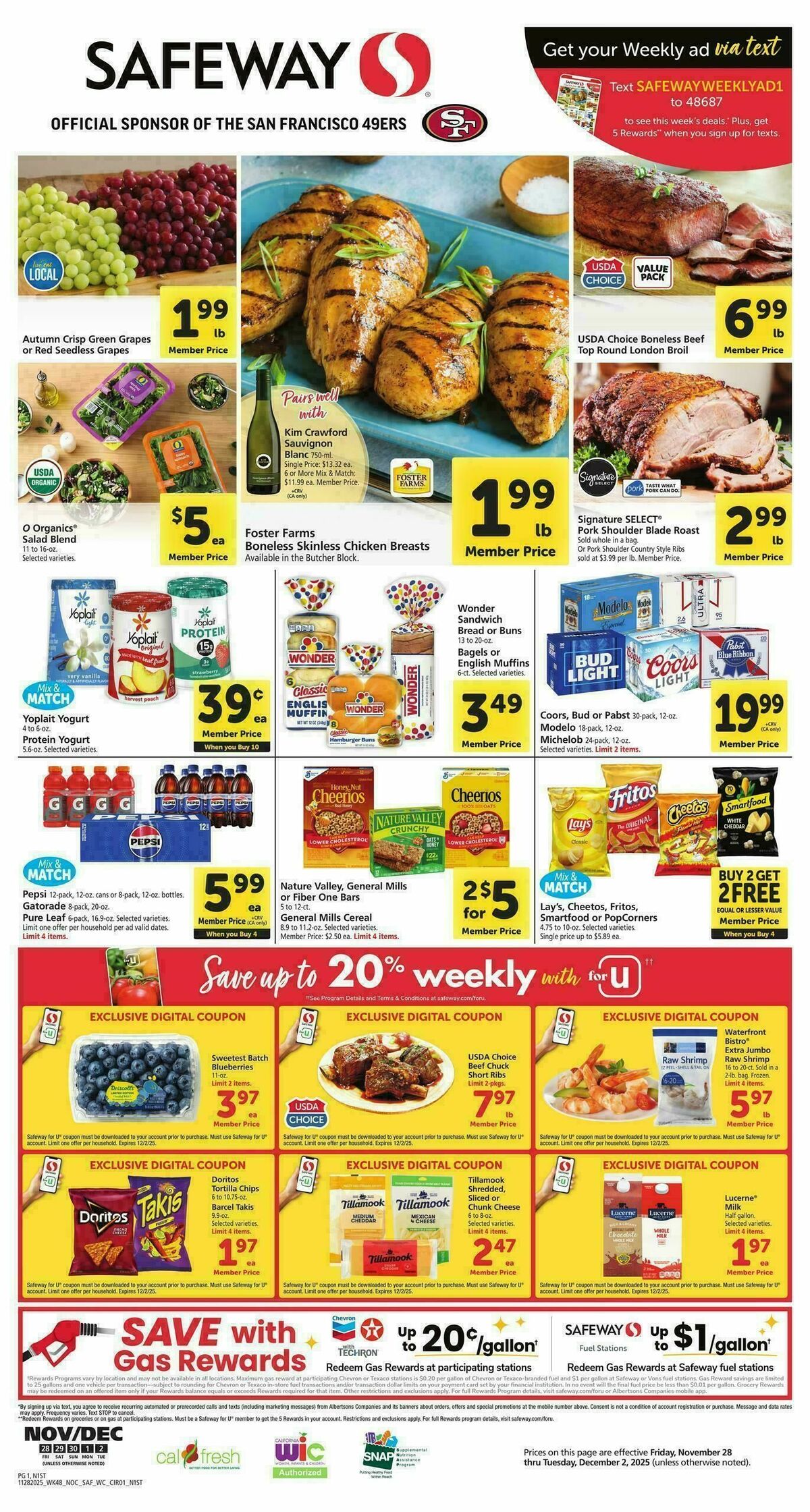 Safeway Weekly Ads & Special Buys from November 28