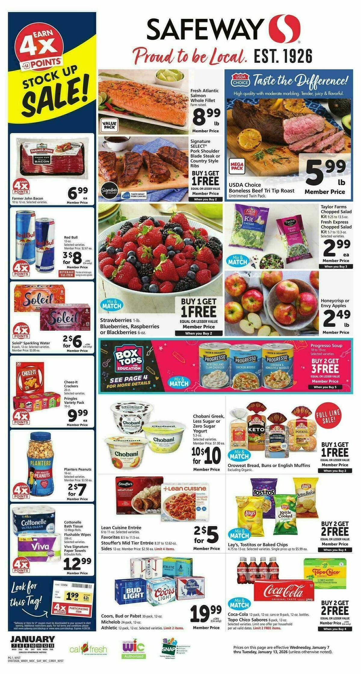 Safeway Weekly Ads & Special Buys from January 7