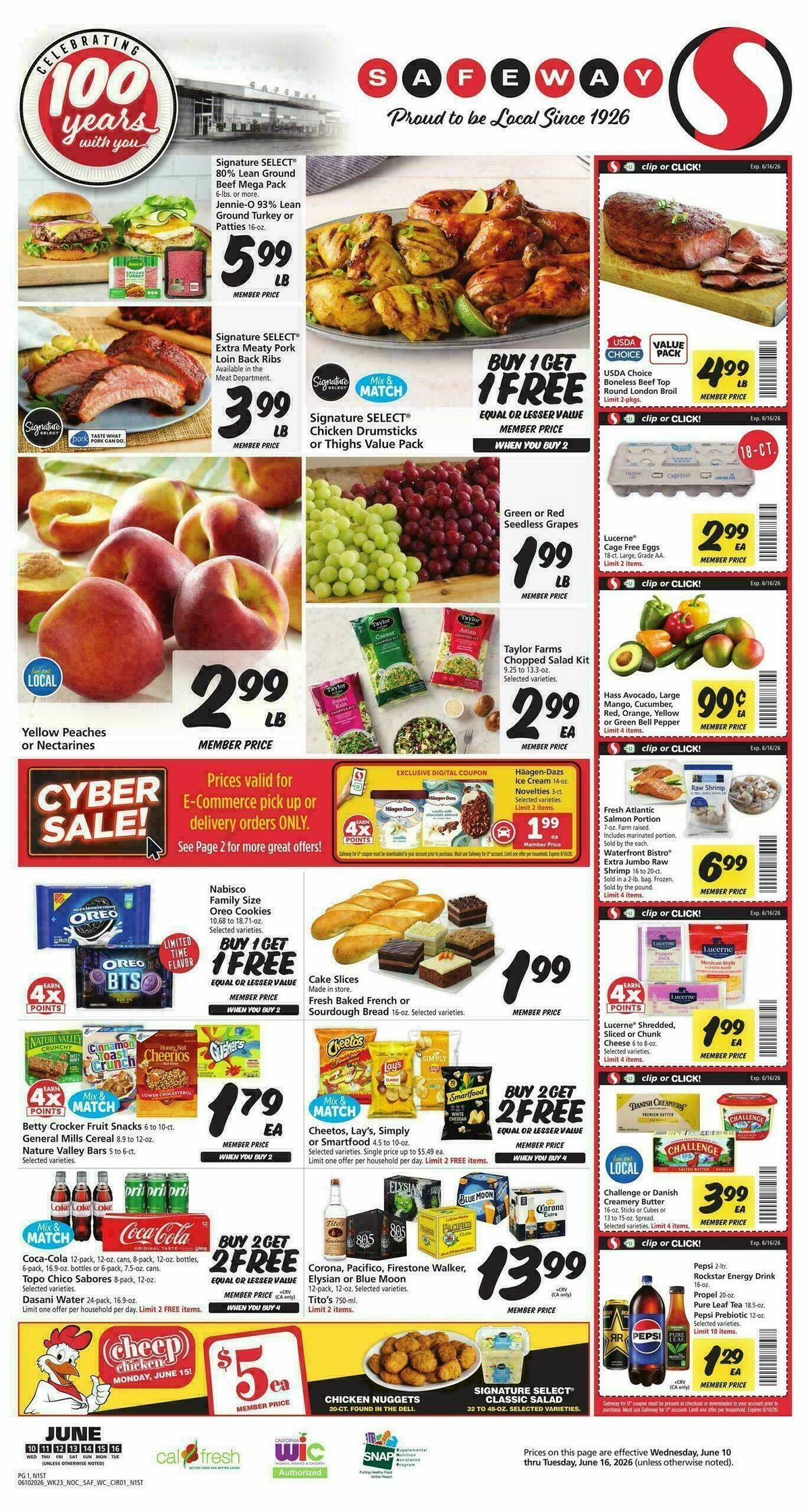 Safeway Weekly Ads & Special Buys from June 10