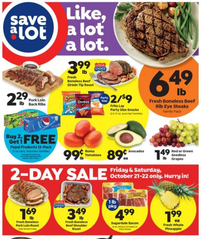 Save A Lot Weekly Ad from October 19