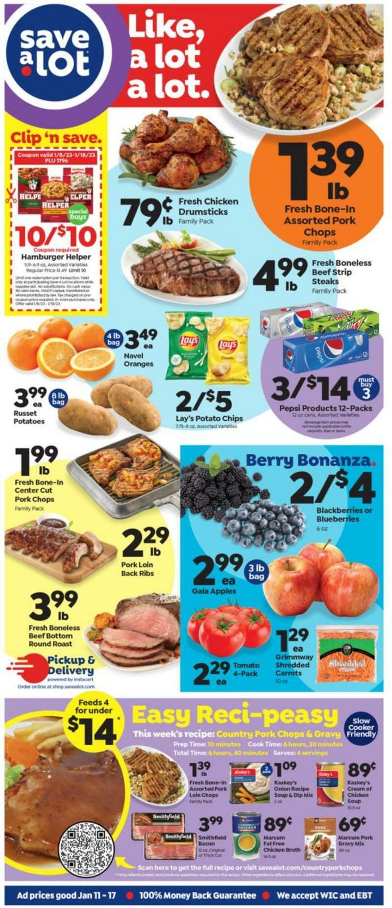 Save A Lot Weekly Ad from January 11