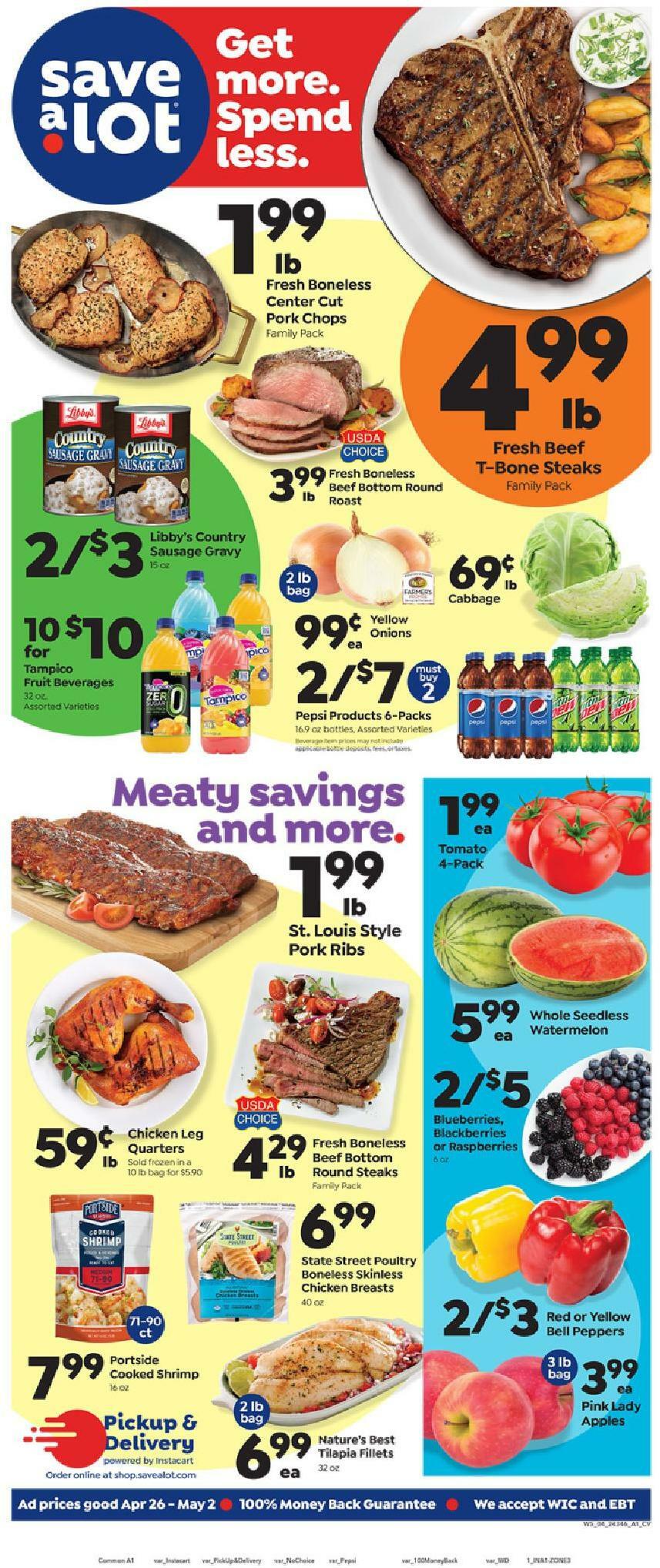 Save A Lot Weekly Ad from April 26