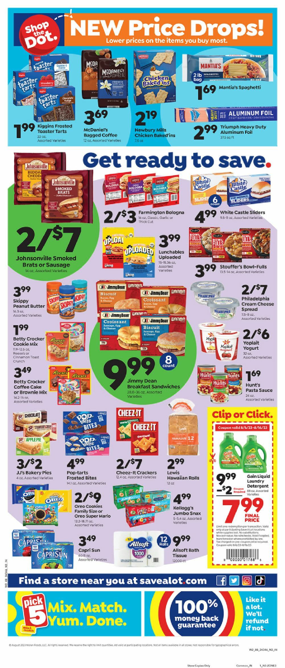 Save A Lot Weekly Ad from August 9 - Page 2