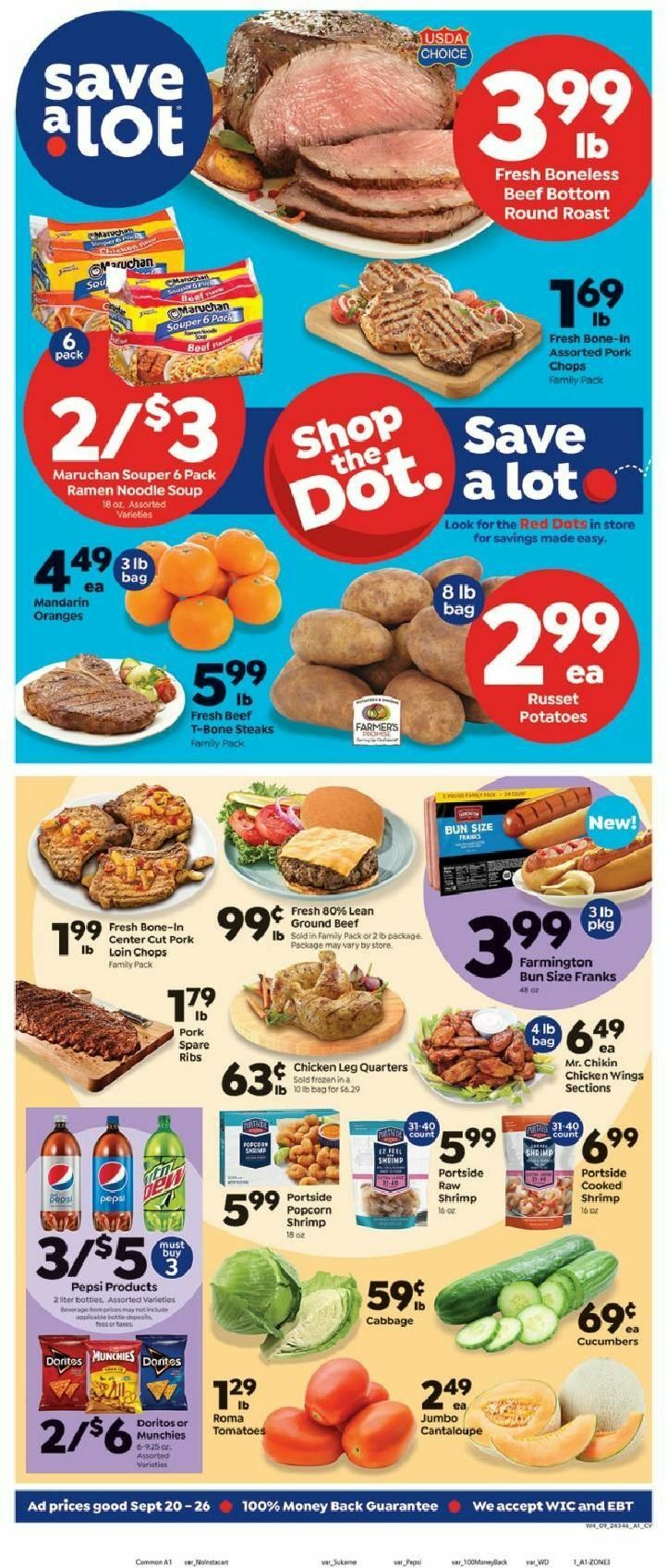 Save A Lot Weekly Ad from September 20