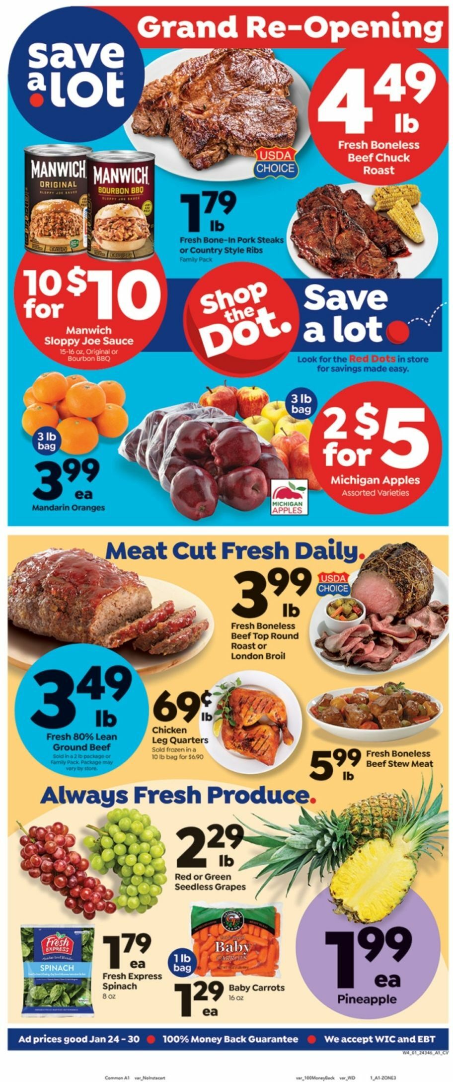 Save A Lot Weekly Ad from January 24