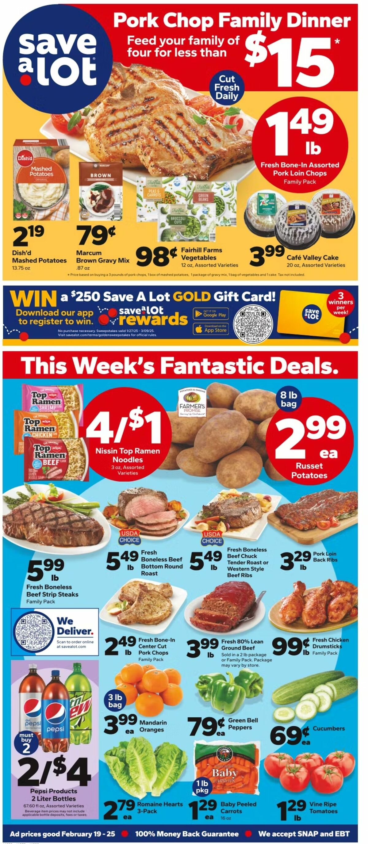 Save A Lot Weekly Ad from February 19
