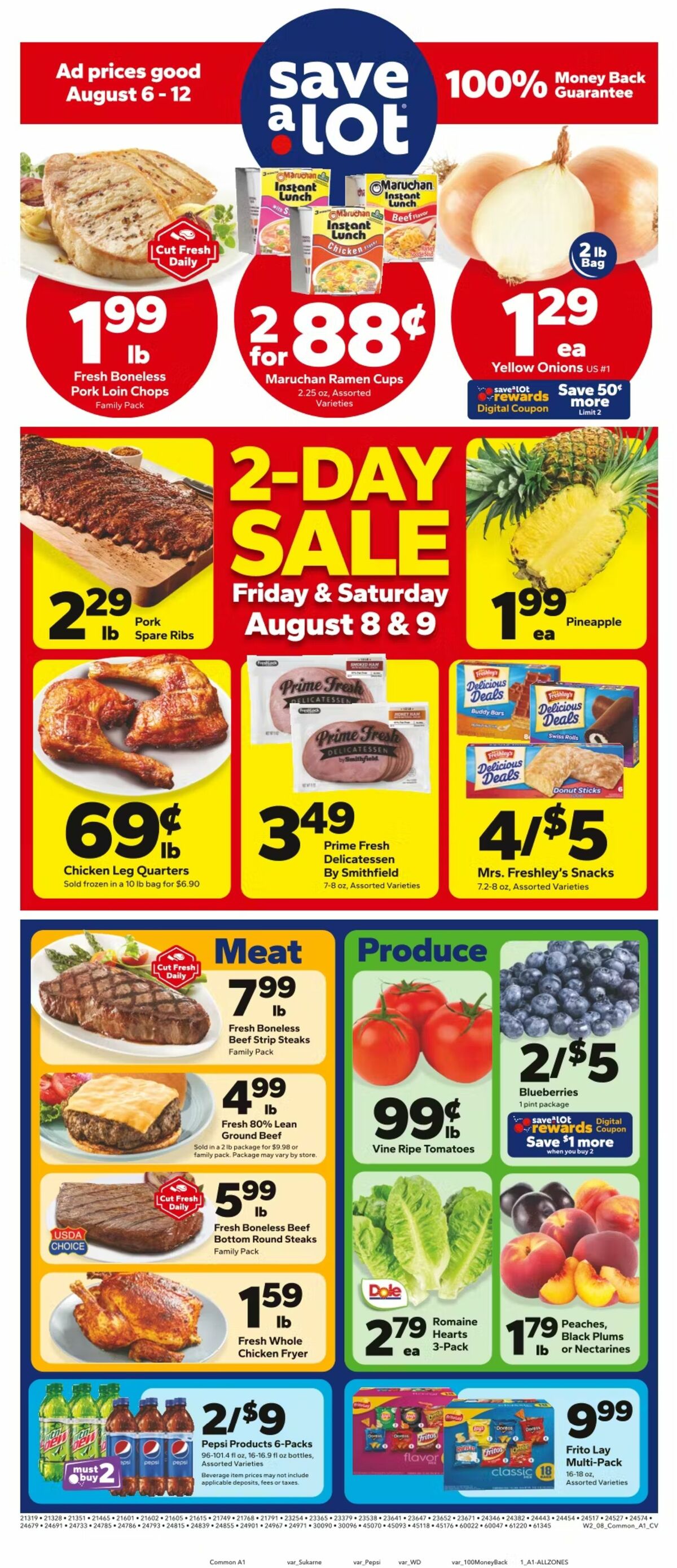 Save A Lot Weekly Ad from August 6