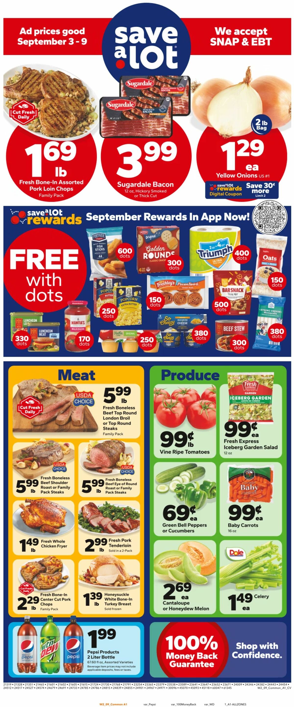 Save A Lot Weekly Ad from September 3