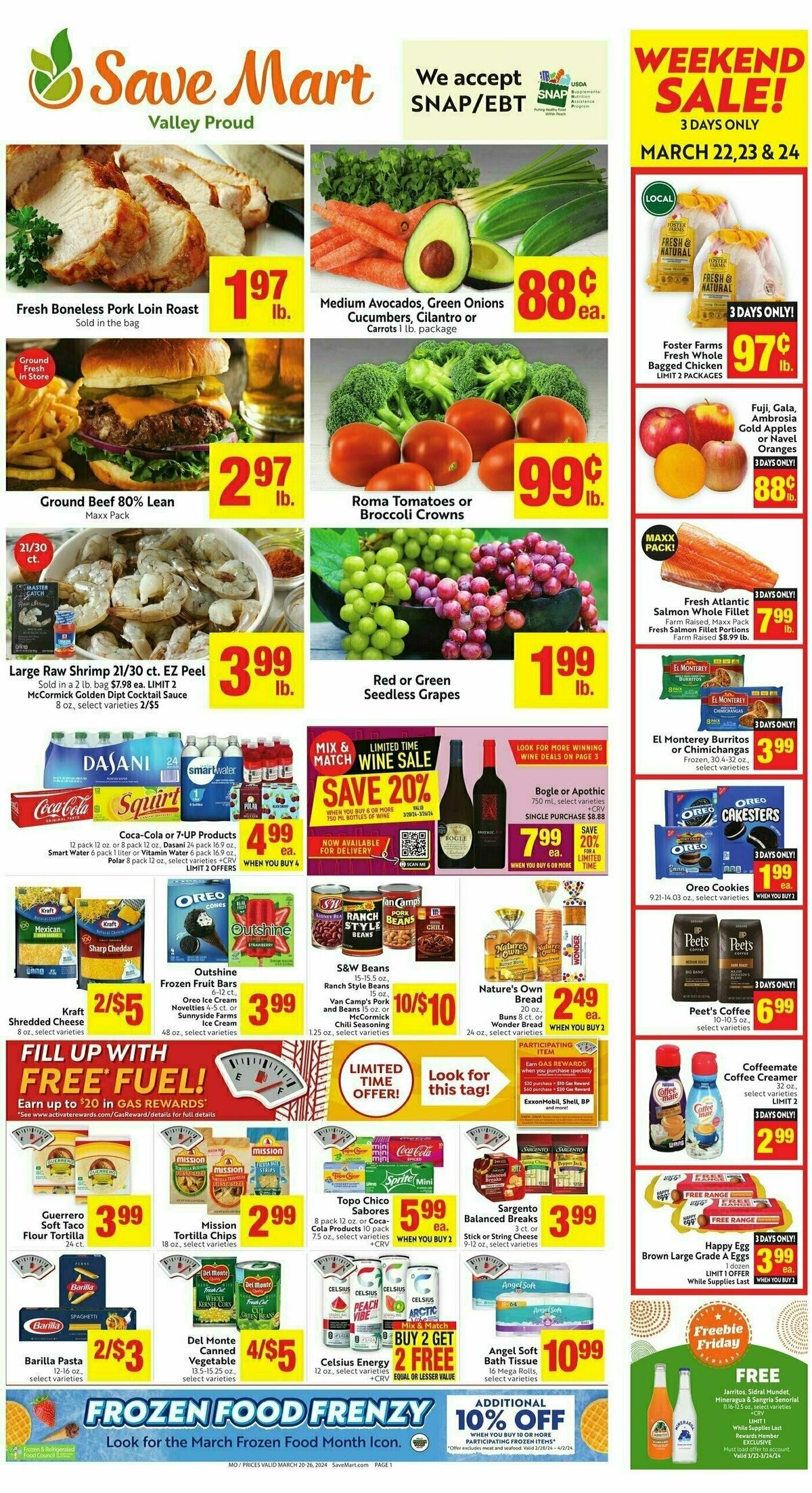 Save Mart from March 20