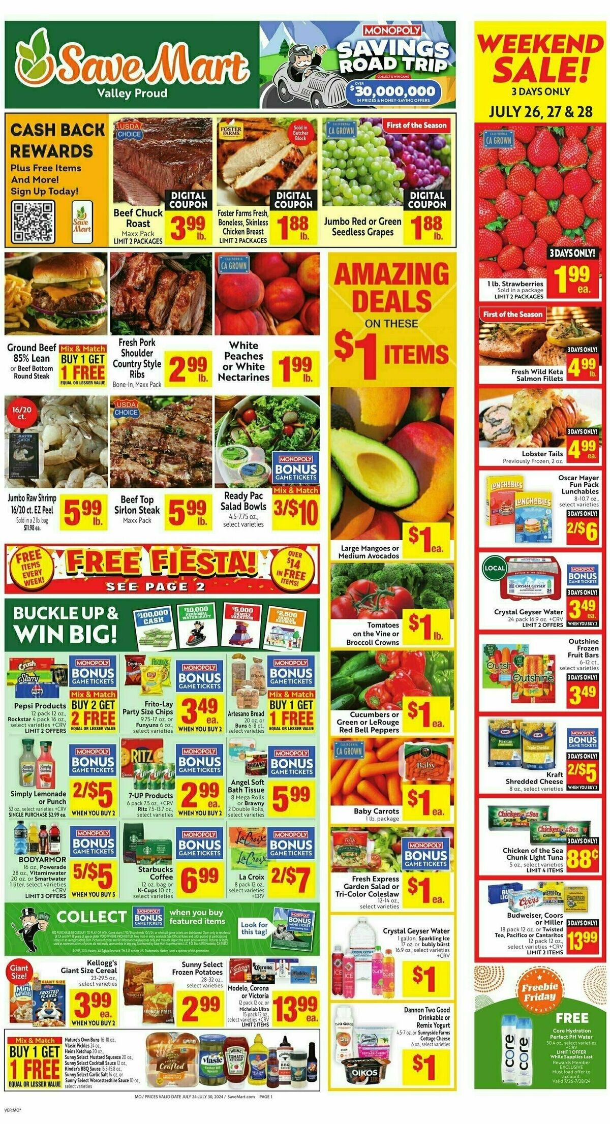 Save Mart from July 24
