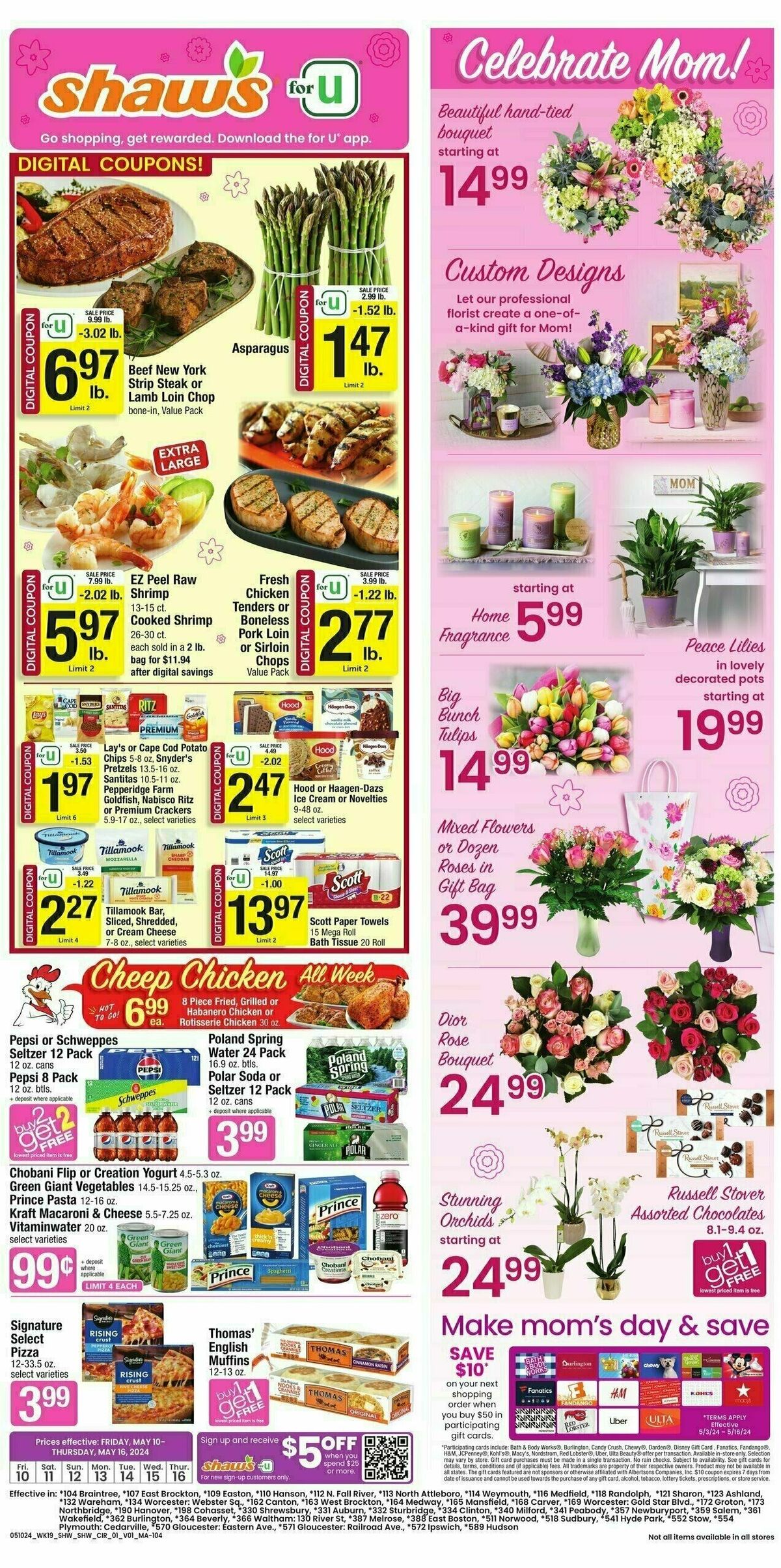 Shaw's Weekly Flyer from May 10