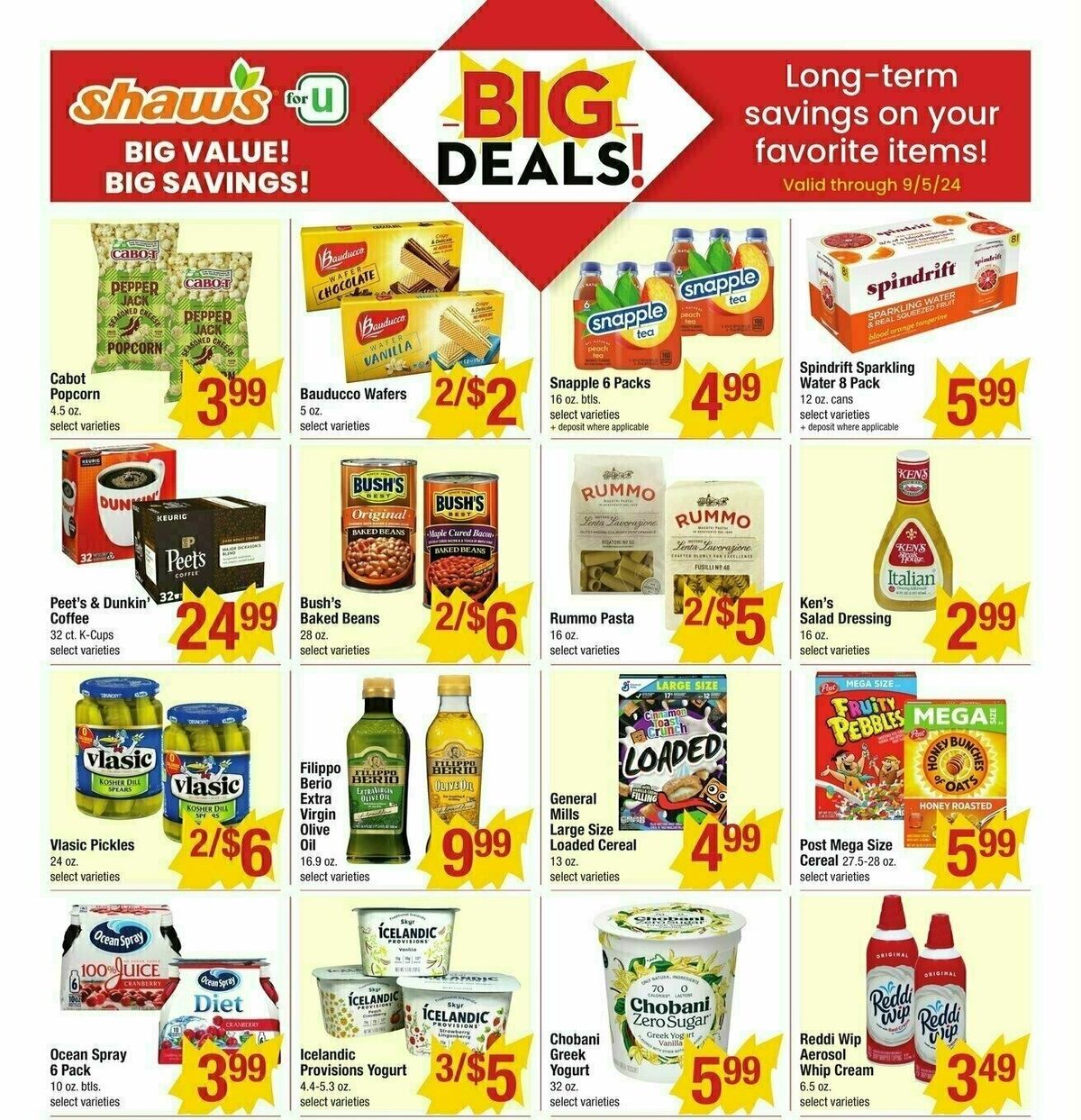 Shaw's Additional Savings Weekly Flyer from May 10