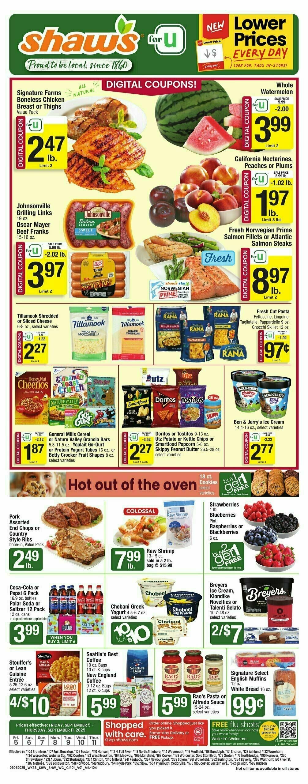 Shaw's Weekly Flyer from September 5