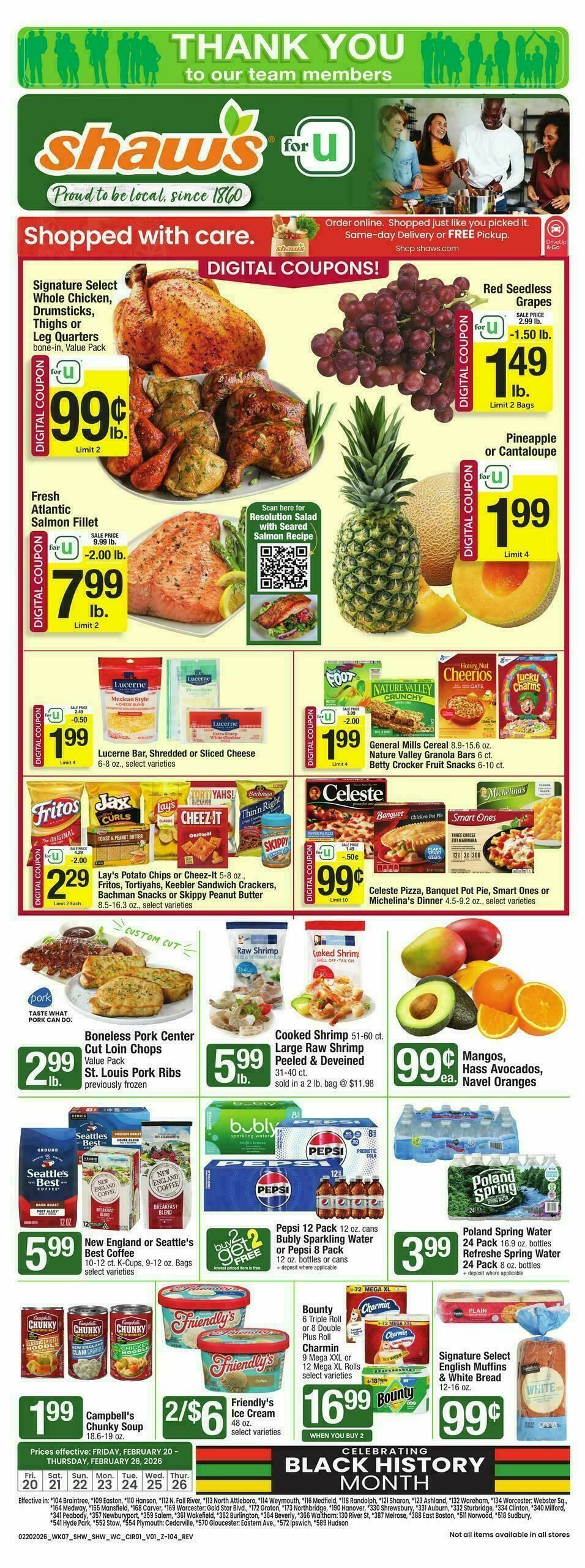 Shaw's Weekly Ad Weekly Flyer from February 20