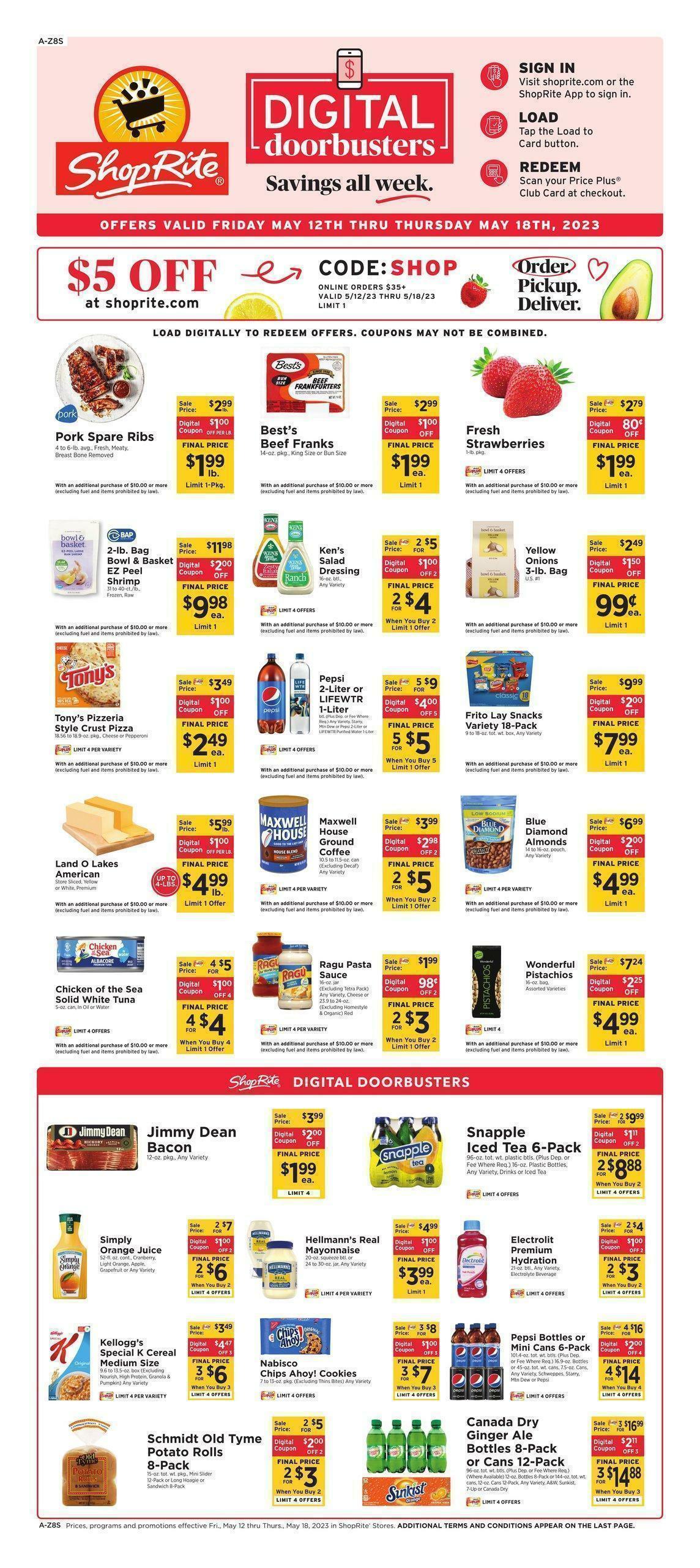 ShopRite Weekly Ad & Circular from May 12