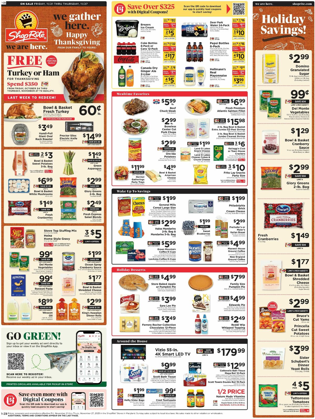 ShopRite Weekly Ad & Circular from November 21