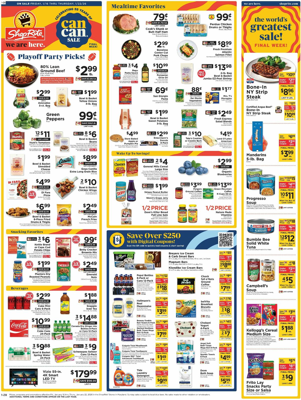 ShopRite Weekly Ad & Circular from January 16