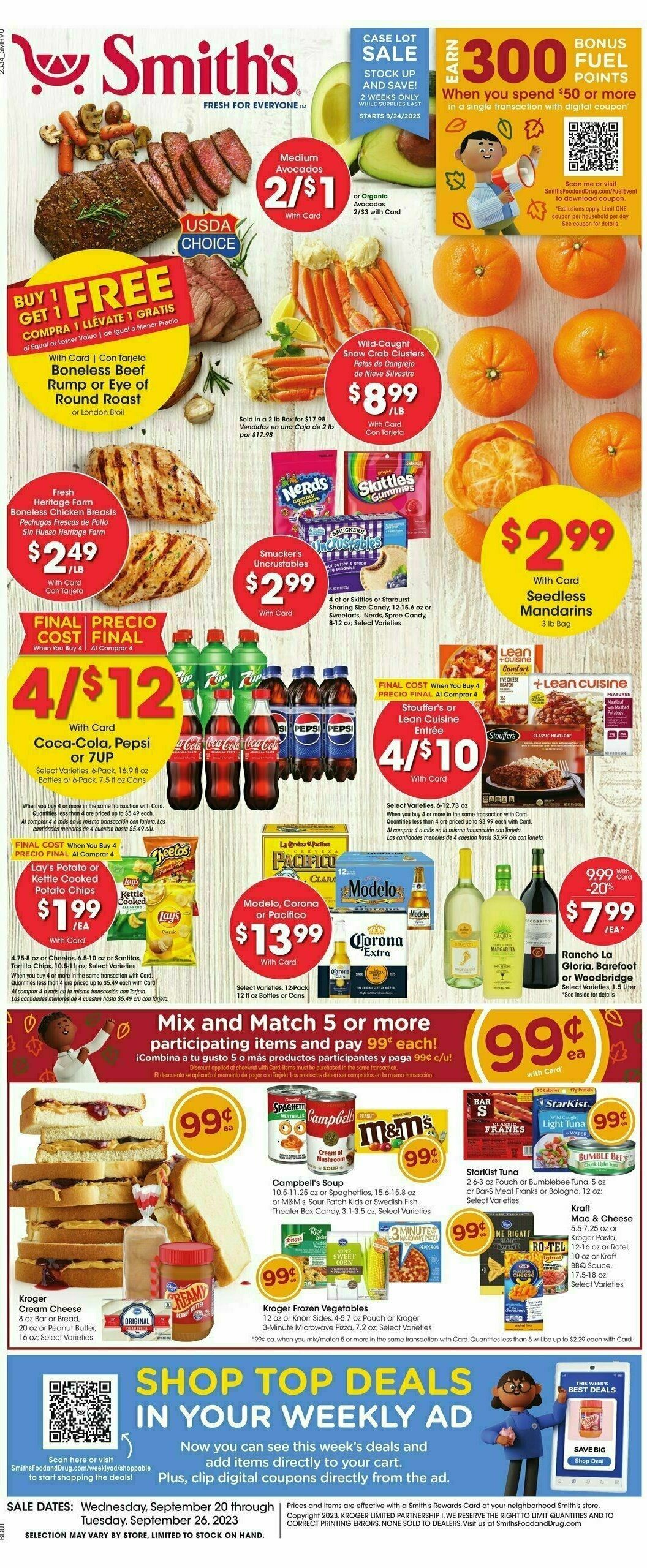 Smith's Weekly Ads & Deals from September 20