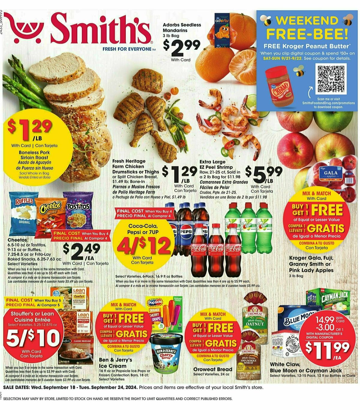 Smith's Weekly Ads & Deals from September 18