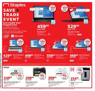 Staples Staples weekly ad