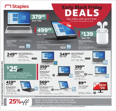 Staples Staples weekly ad
