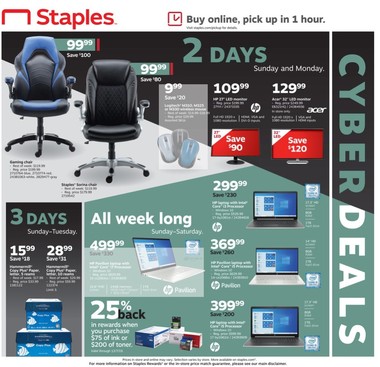 Staples Staples weekly ad