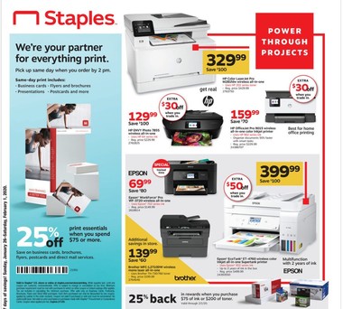 Staples Staples weekly ad