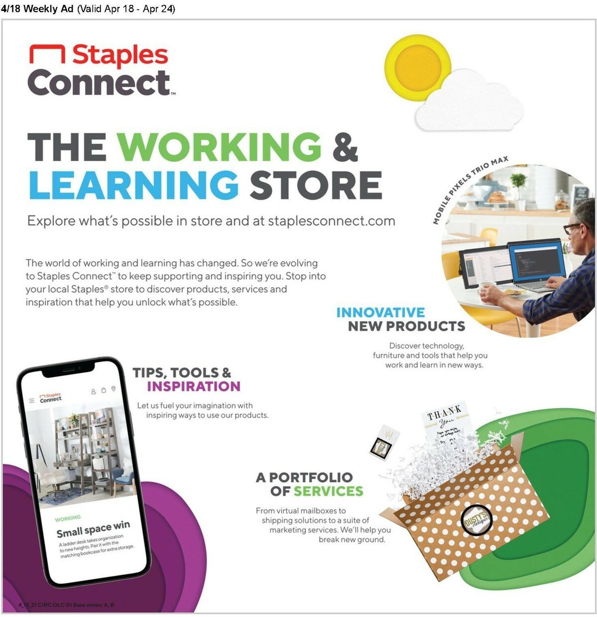Staples Staples weekly ad from April 18
