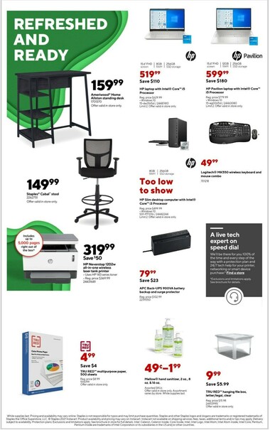 Staples Staples weekly ad