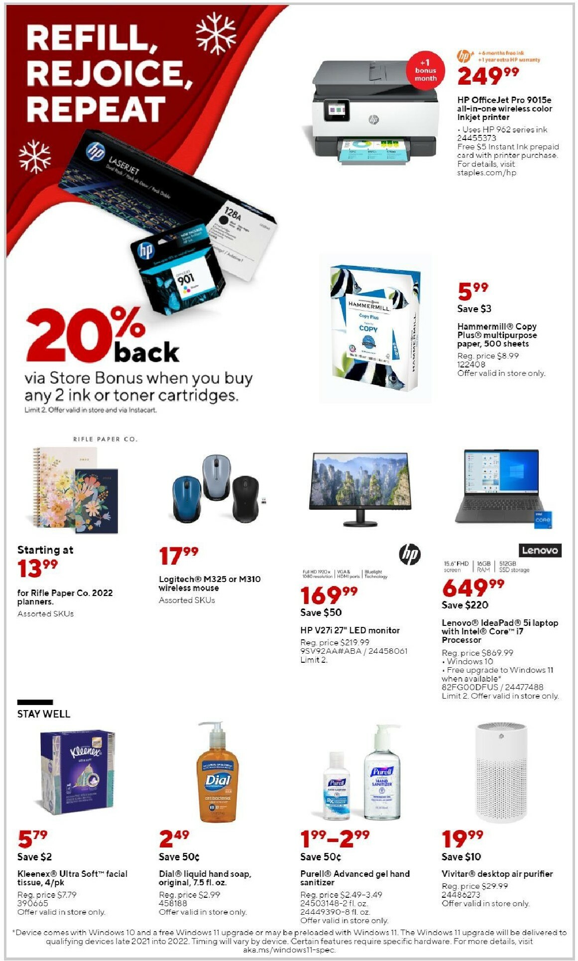Staples Staples weekly ad from December 5