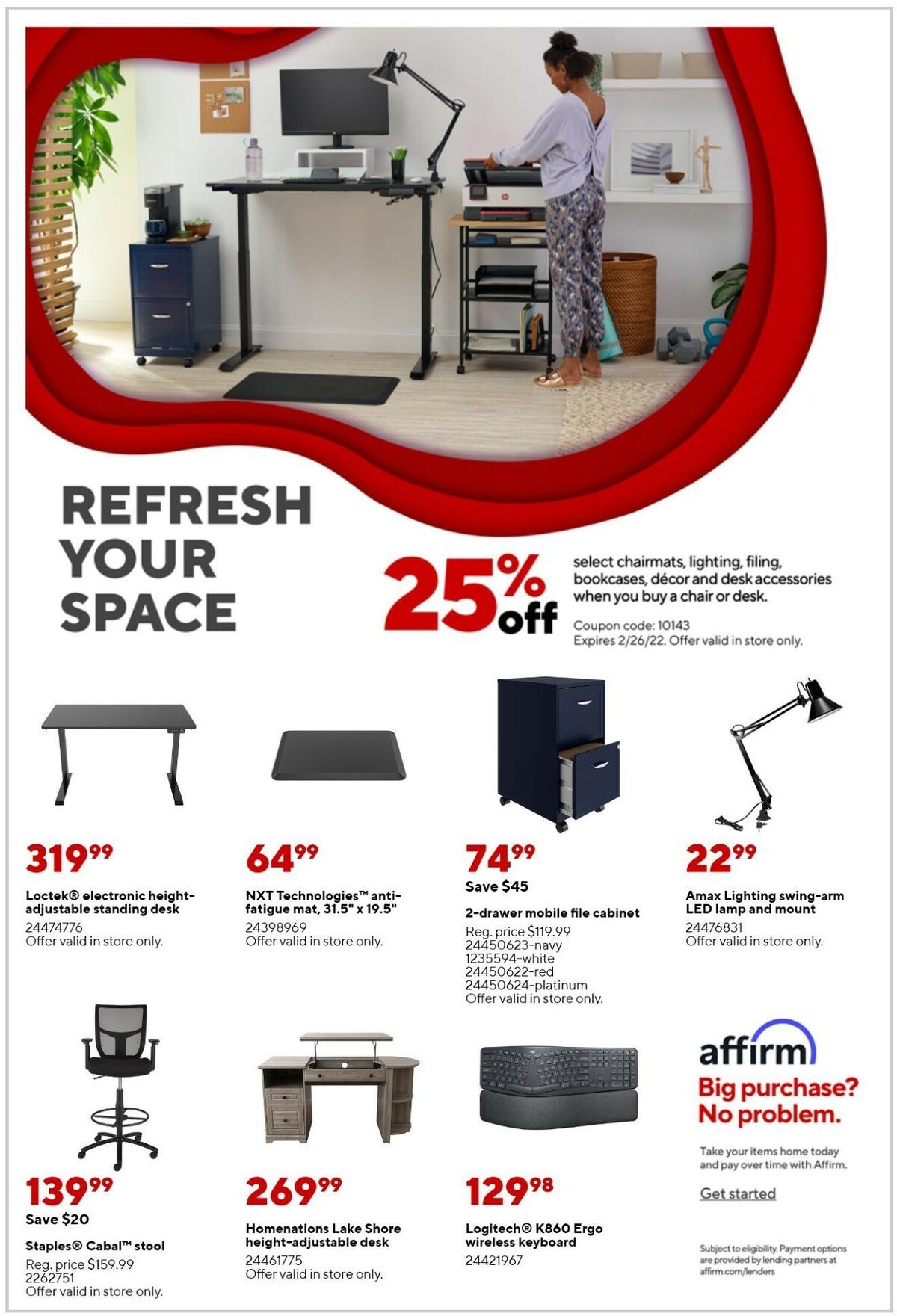 Staples Staples weekly ad from February 6
