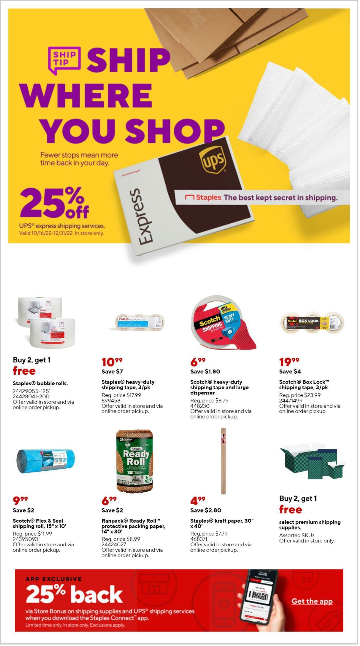 Staples Staples weekly ad from November 13