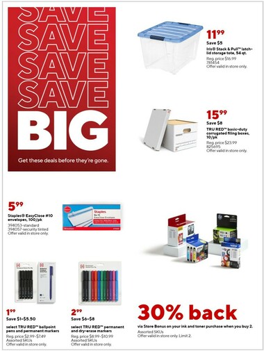 Staples Staples weekly ad