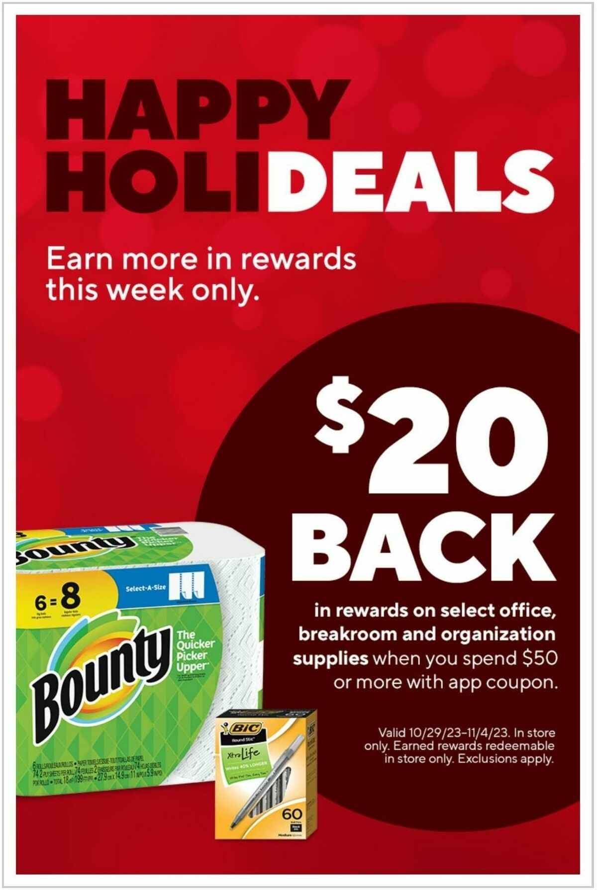 Staples Staples weekly ad from October 29