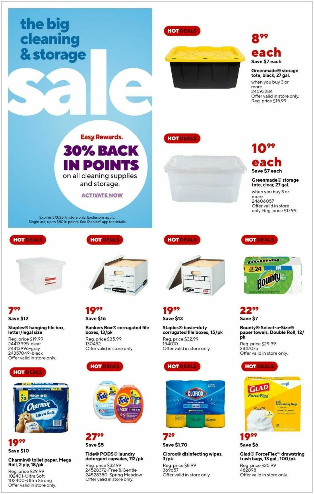 Staples Staples weekly ad from April 6