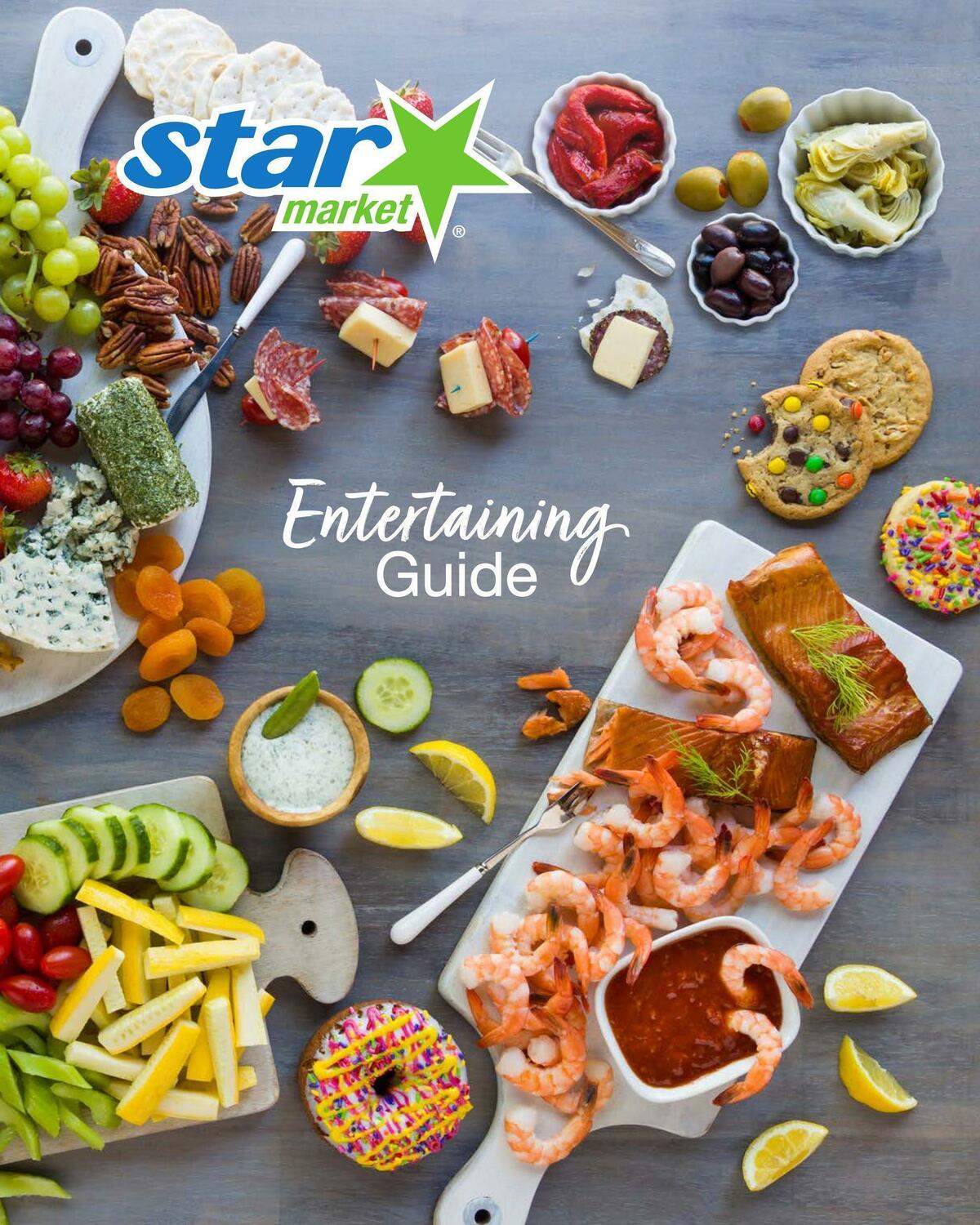 Star Market Entertaining Guide Flyer from February 9