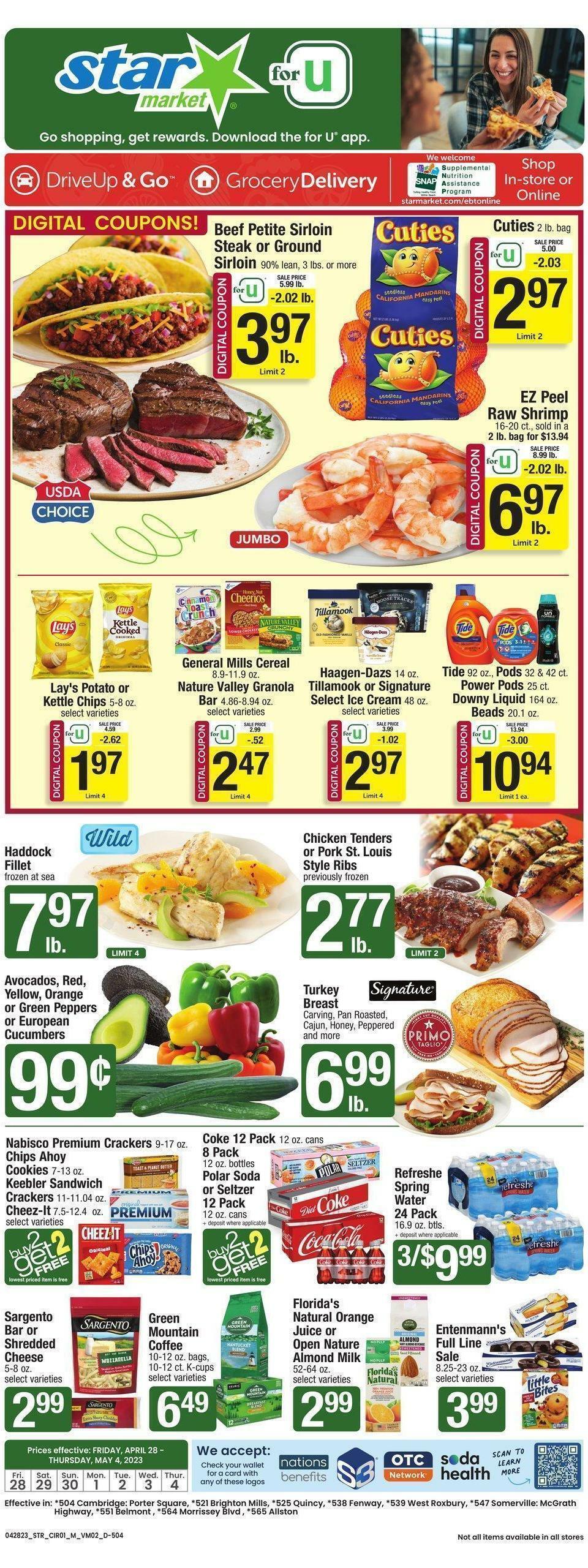 Star Market Flyer from April 28