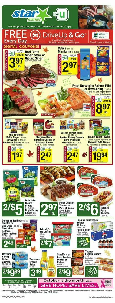 Star Market Flyer